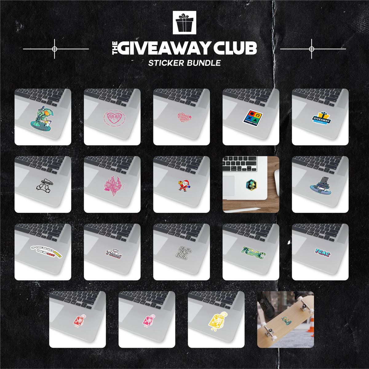 All In One Sticker Bundle – The GiveAway Club